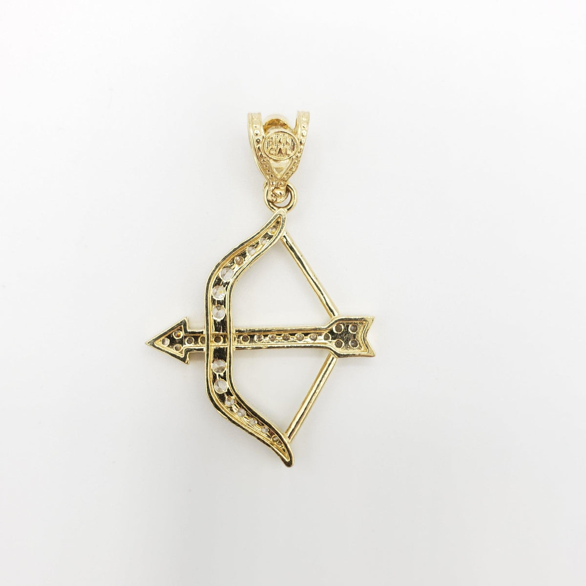 14K Gold- Crossbow Pendant – FJNYC